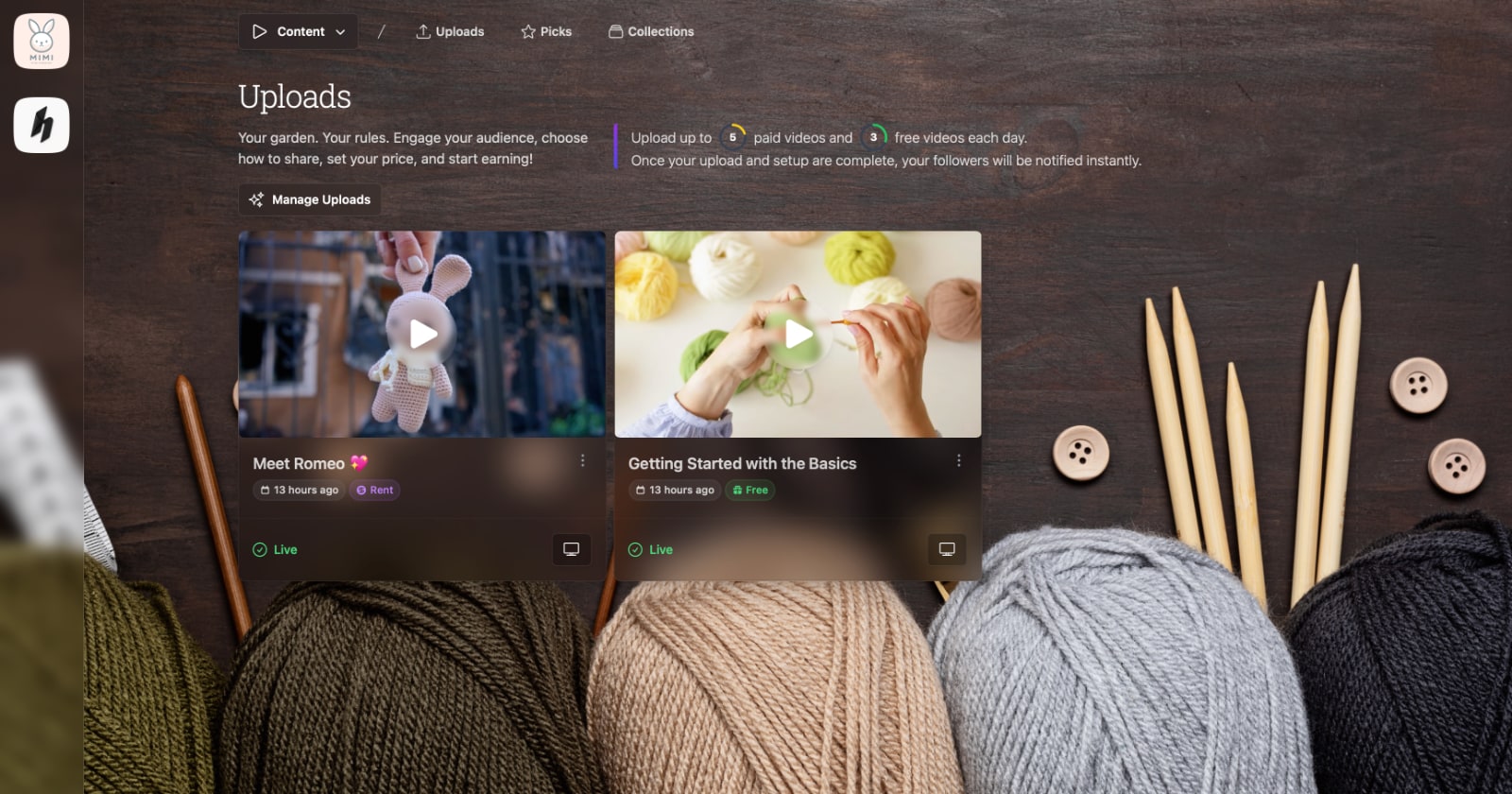Hypha · Professional video platform for creators